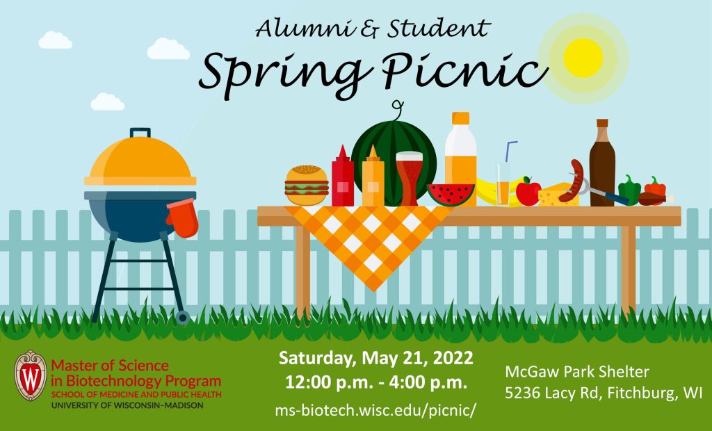 Alumni and Student Spring Picnic - M.S. in Biotechnology Program