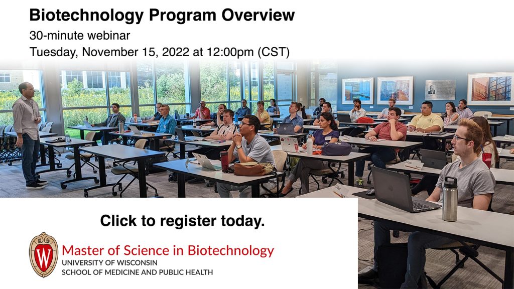 Live Webinar for Labcorp - M.S. in Biotechnology Program